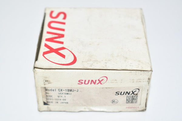 New Panasonic Sunx Gx 18mu J Cylindrical Inductive Proximity Sensor