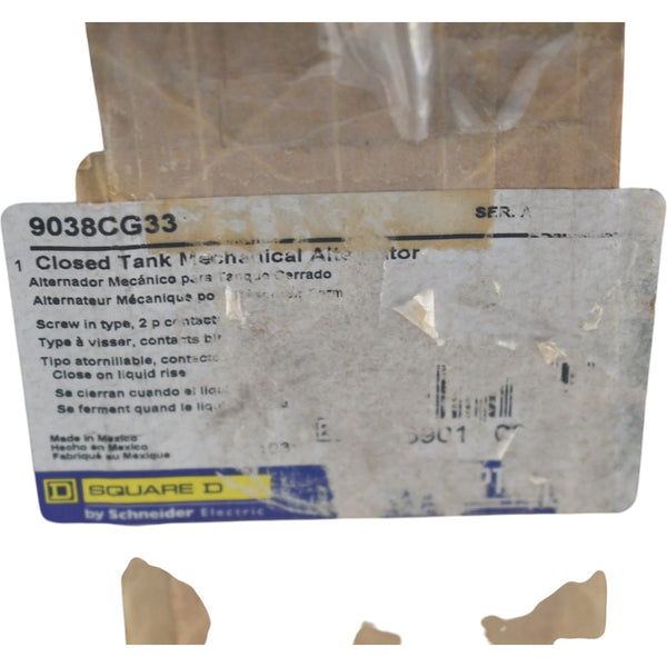 NEW Square D 9038CG33 Mechanical Alternator Float Switch – VB Industrial Supply