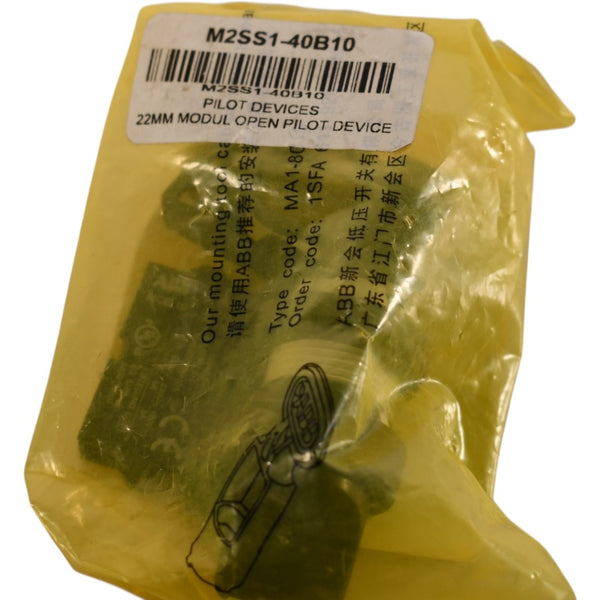NEW ABB M2SS1-40B-10 Selector Switch 2 POS