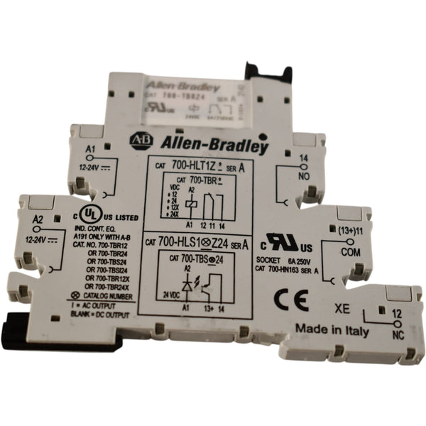 NEW Allen Bradley 700-HLT1Z Terminal Block Relay with 700-TBR24 Relay