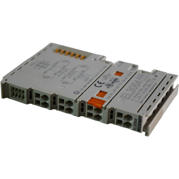 Beckhoff EL3064 4-Channel Analog Input Terminal 0-10V 12-Bit EtherCAT