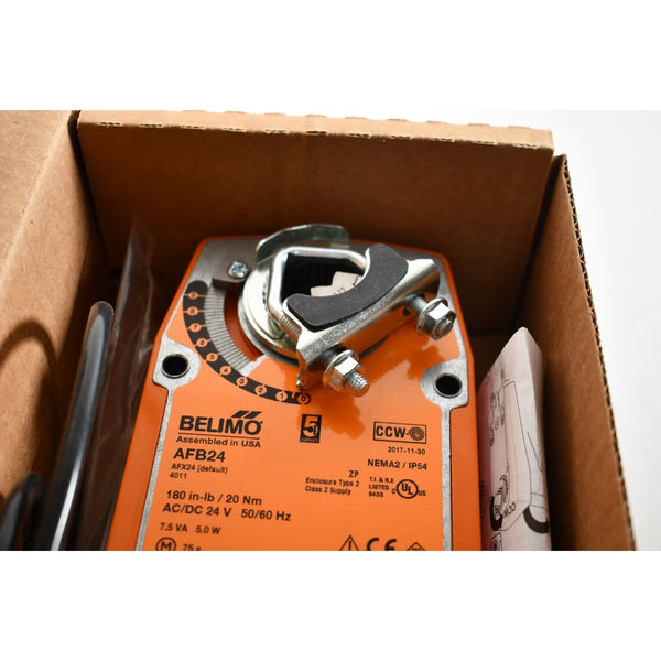 NEW Belimo AFB24 24V Fail-Safe On/Off Damper Actuator 180 in-lb