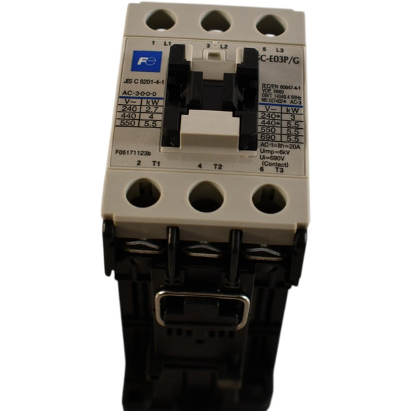 NEW Fuji Electric SC-E03P/G DC 24V 12A IEC Magnetic Contactor 3 N.O.