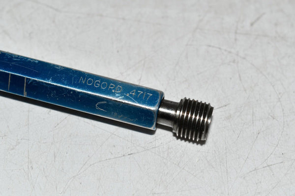 Precon .500-20 UNJF-3B Thread Plug Gage Go PD .4675 No Go .4717