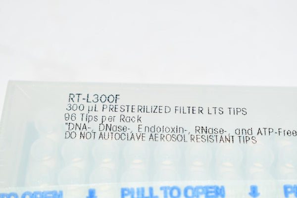 NEW Filter LTS Tips RT-L300F 300uL Single Rack of 96 Tips