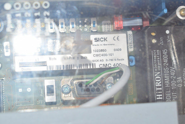 SICK CDM420-0102 Power Supply Module W/ CMC400-101 Parameter Save Clon