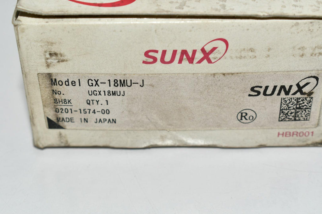 NEW Panasonic Sunx GX-18MU-J Cylindrical Inductive Proximity Sensor ...