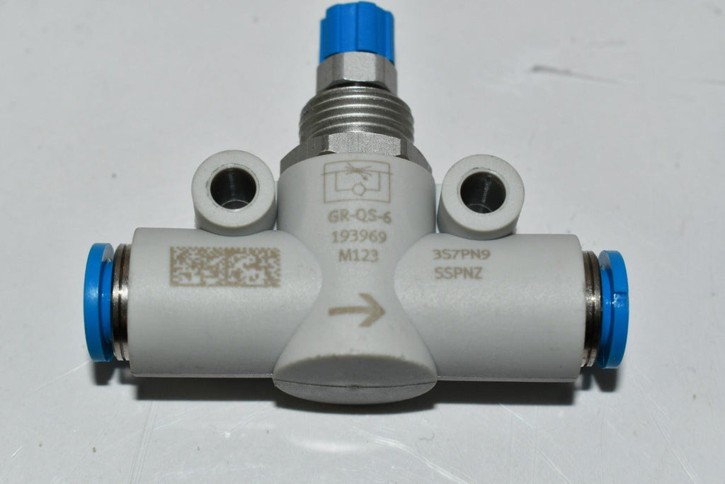 NEW Festo GR-QS-6 193969 1-way pneumatic flow control valve – VB Industrial Supply
