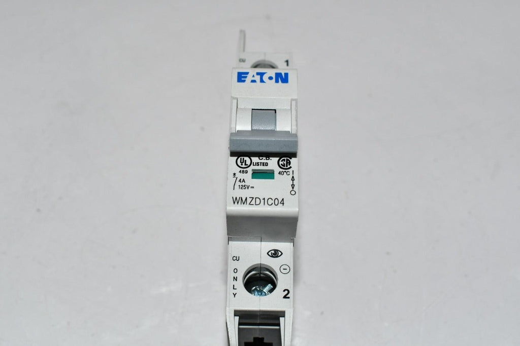 NEW Eaton WMZD1C04 Circuit Breaker 4A 10kA Type C – VB Industrial Supply