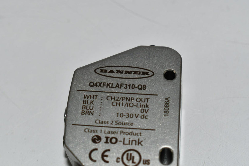 NEW Banner Engineering Q4XFKLAF310-Q8 Laser SENSOR OPTICAL 4-31CM – VB ...
