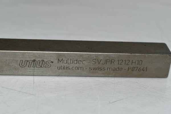 Utilis Multidec SVJPR 1212 H10 Indexable Tool Holder 1/2'' x 4'' OAL ...