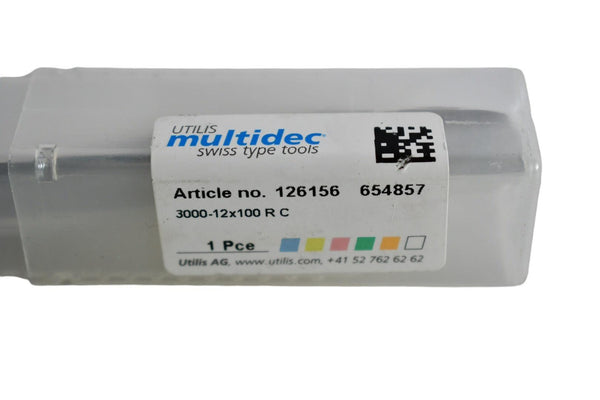 NEW Utilis Multidec 126156 654857 3000-12x100 RC Indexable Tool Holder ...