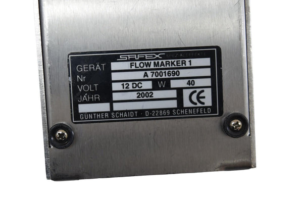 Safex FlowMarker 1 Flow Control System A-7001690 12VDC 40W – VB ...