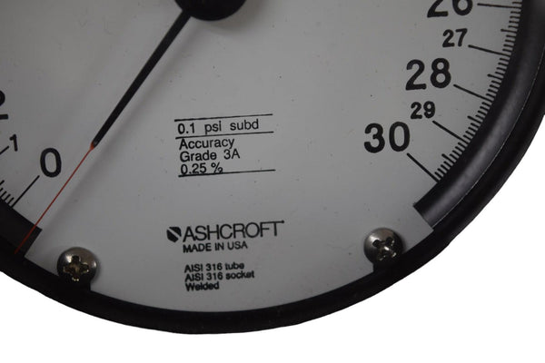 NEW ASHCROFT Test Gauge 0-30 0.1 Psi Subd Temperature Compensated – VB ...