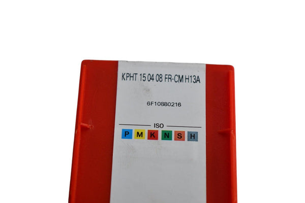 Pack of 10 NEW Sandvik KPHT150408FR-CM Grade H13A Indexable Carbide In ...