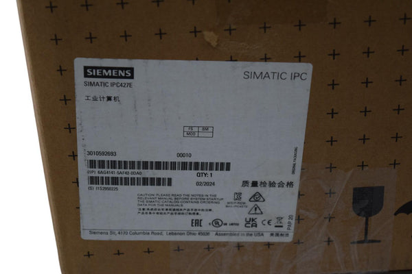 NEW Siemens Simatic MicroBox PC 6AG4141-5AF42-0DA0 – VB Industrial Supply