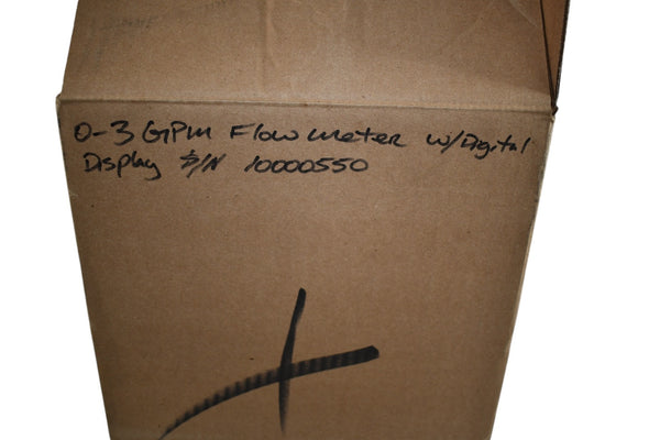 FLOW TECHNOLOGY FC70A-L 0-3 GPM Flow Meter Digital Display FT4-8AEXB