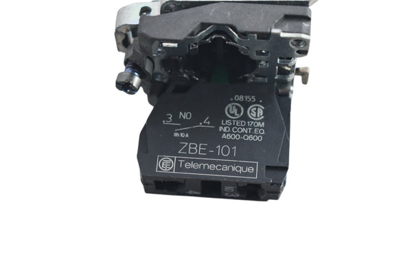 NEW Telemecanique ZBE-101 Contact Block w/ Blue Pushbutton Switch – VB ...