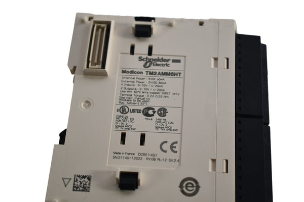 Schneider Electric TM2AMM6HT PLC Expansion Module, Analog Terminal Blo ...