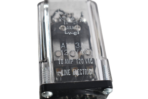 NEW LINE ELECTRIC AH3A RELAY 120VAC 10Amp – VB Industrial Supply