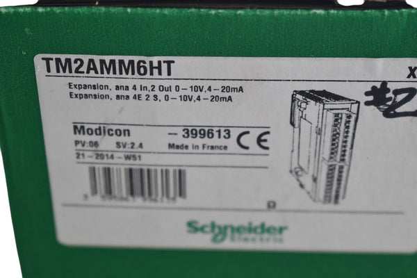 NEW Schneider Electric TM2AMM6HT PLC Expansion Module, Analog Terminal ...