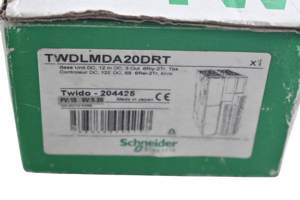 NEW Schneider Electric TWDLMDA20DRT Electric TWD Logic Module w/ Displ ...