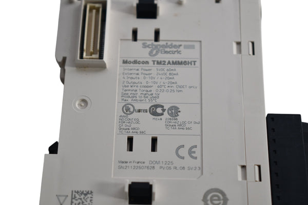 Schneider Electric TM2AMM6HT PLC Expansion Module, Analog Terminal Blo ...
