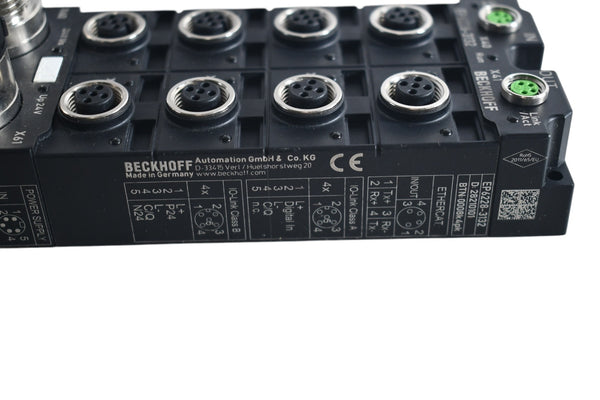 NEW Beckhoff EP6228-3132 ETHERCAT BOX 8 CHANNEL COMMUNICATION INTERFAC