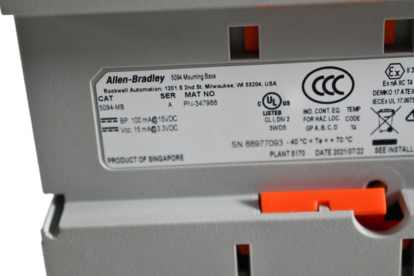 NEW Allen Bradley 5094-IB16 FLEX 5000 16 Point 24V DC Input, Sink 5094 ...