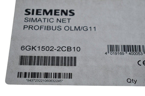NEW Siemens 6GK1502-2CB10 OPTICAL LINK MODULE PROFIBUS OLM/G11 – VB ...