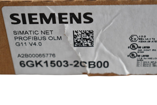 NEW Siemens 6GK1503-2CB00 PROFIBUS OLM/G11 V4.0 optical link module ...