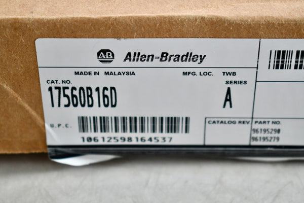 NEW Allen Bradley 1756-OB16D ControlLogix 16 Pt 24V DC D/O Module – VB ...