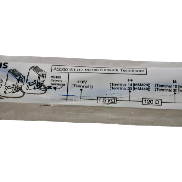 NEW Siemens A5E00151017 RS485 Network Terminator