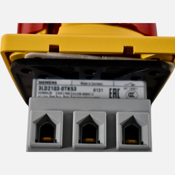 NEW Siemens 3LD2103-0TK53 SENTRON, Switch disconnector 3LD, emergency ...