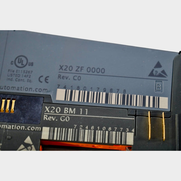B&R X20ZF0000 X20 Dummy module w/ X20BM11 bus module – VB Industrial Supply