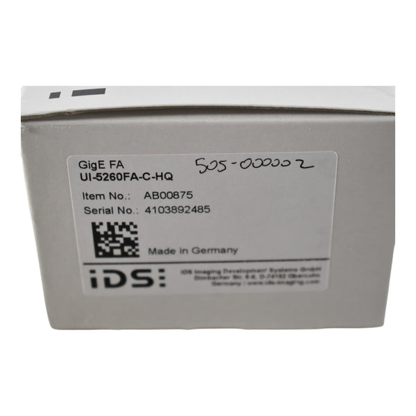 NEW IDS UI-5260FA-C-HQ AB00875 Industrial Camera with Mega Pixels 2 MP ...