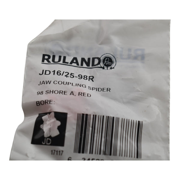 NEW Ruland JD16/25-98R 25MM 98 SHORE A Jaw Coupling Spider – VB ...