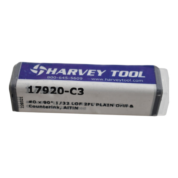 NEW Harvey Tool 17920-C3 #0 90 Degree Included Angle x 1/8'' Carbide C ...