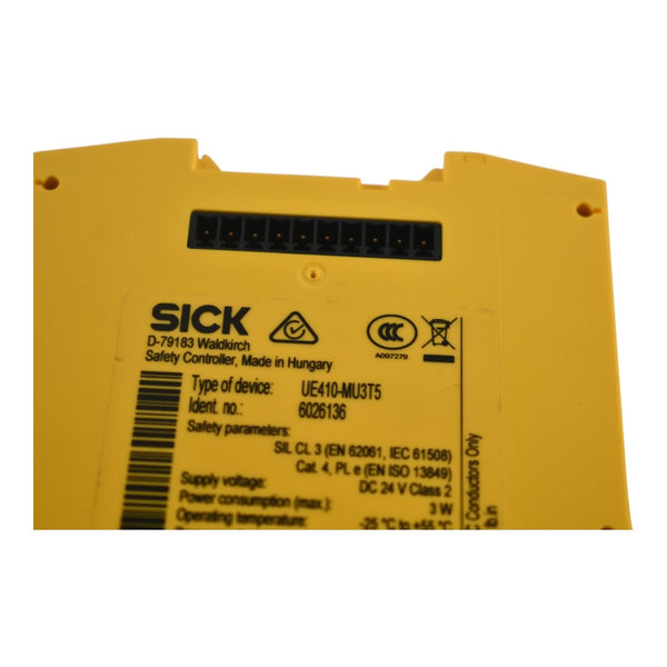 NEW Sick UE410-MU3T5 Safety Relay 6026136 – VB Industrial Supply