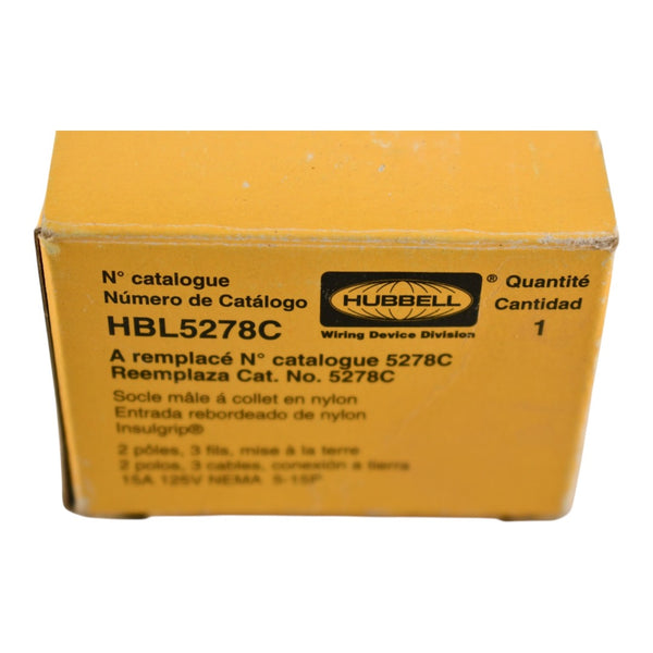 Hubbell HBL5278C Flanged Inlet 15A – VB Industrial Supply