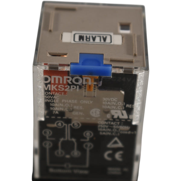 Omron MKS2PI 250VAC Relay Custom Connector 0T08-PC Relay Base 600V 10A