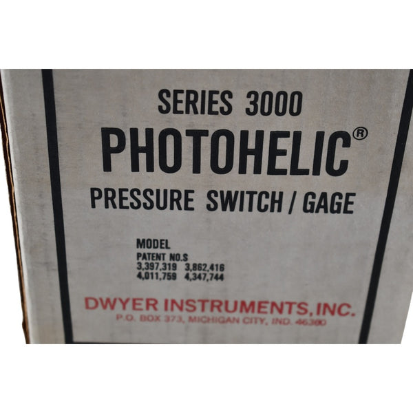 NEW Dwyer 3002 Photohelic Pressure Switch Gage 0-2in-h2o 120v-ac – VB ...