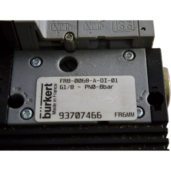 BURKERT LM-8CC-RCO-BUS 8644 8-valve manifold with integrated fieldbus