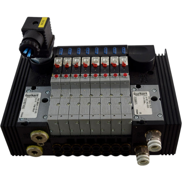 BURKERT LM-8CC-RCO-BUS 8644 8-valve manifold with integrated fieldbus