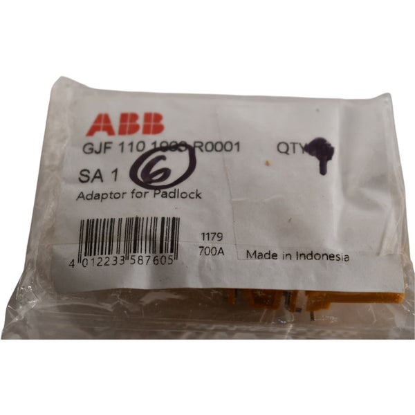 Pack of 6 NEW ABB GJF1101903R0001 SA1 MCB Padlock Adaptor 3MM – VB ...