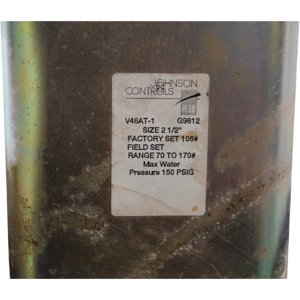 PENN Johnson Controls V46AT-1 Water Regulating Valve 2-1/2'' 150 PSIG ...