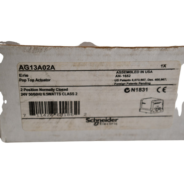 NEW Schneider Electric AG13A02A Tac Erie Spring Return Two-Position Ac ...