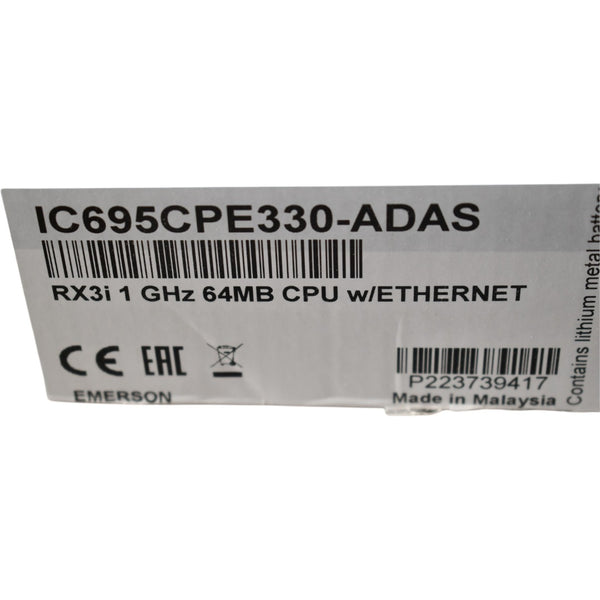 NEW Emerson IC695CPE330 PACSystems RX3i CPE330 Controller IC695CPE330 ...