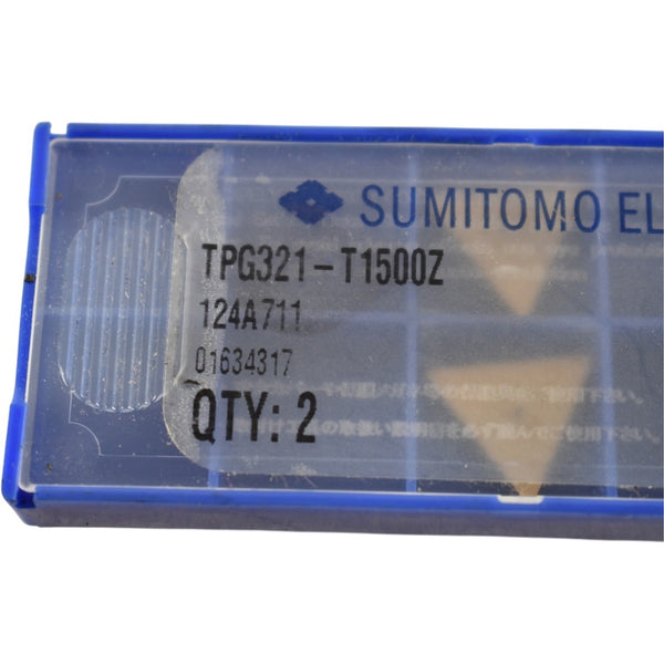 Pack of 2 NEW Sumitomo TPG321 Grade T1500Z Carbide Insert – VB ...