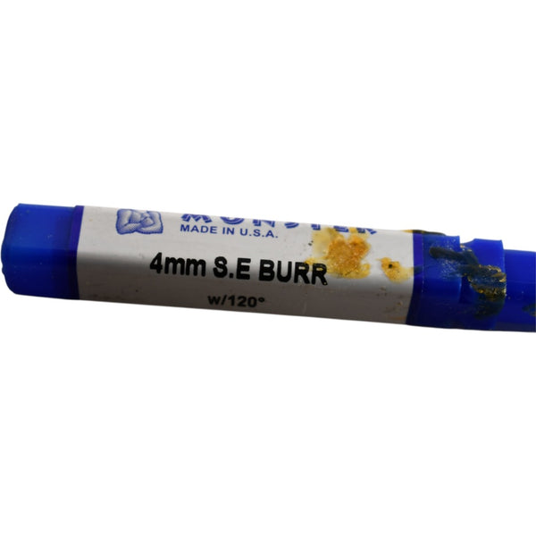 NEW Drill Monster 4mm Single End Carbide Burr 120 Degree Point – VB ...